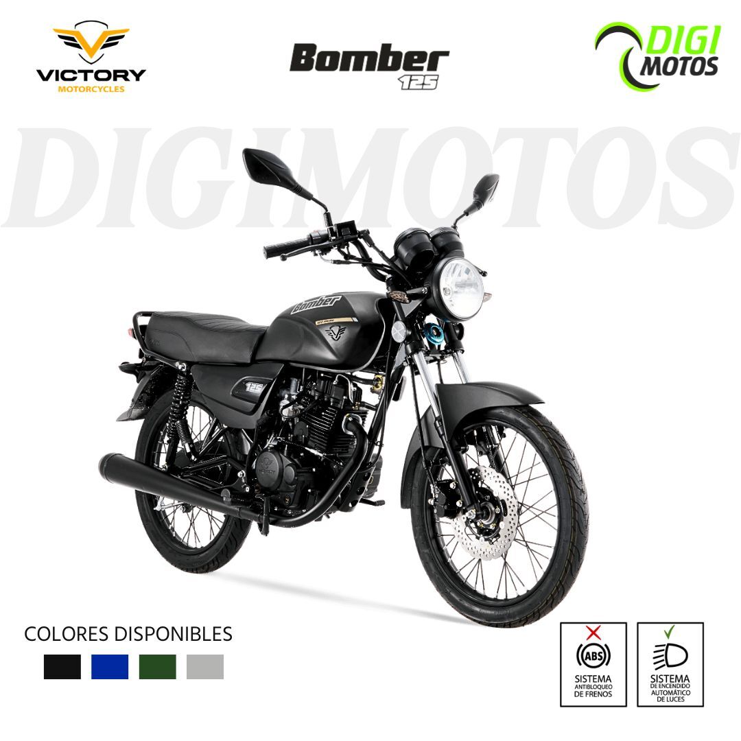 Victory BOMBER 125 | Moto urbana 125cc económica y resistente - Digimotos