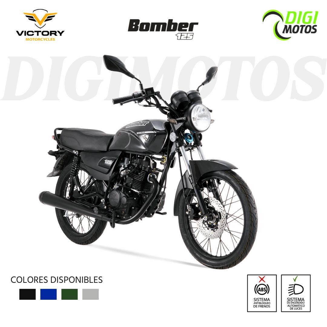 Victory BOMBER 125 | Moto urbana 125cc económica y resistente - Digimotos