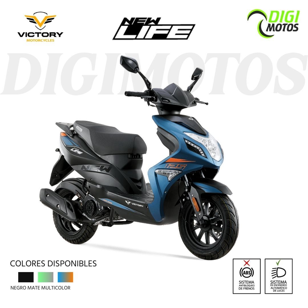 NEW LIFE 125 CBS (Automatica) | Scooter 125cc Automática - Digimotos